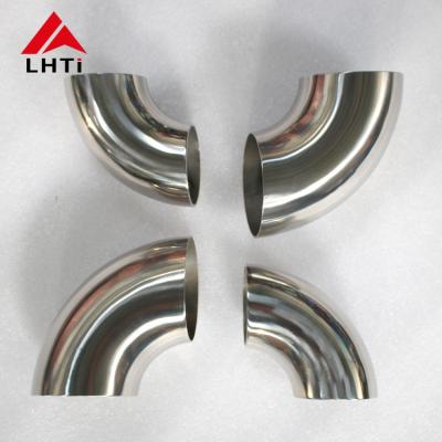 China 180 Degree Titanium Elbow Bend For Exhaust Pipe Fitting Connetion 3