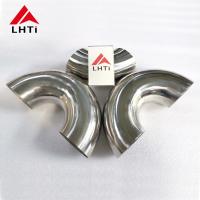 China ASME B16.9 Certified Ti Elbow Fitting / Titanium Elbow 180 Degree Weld Connection Polished Surface for sale
