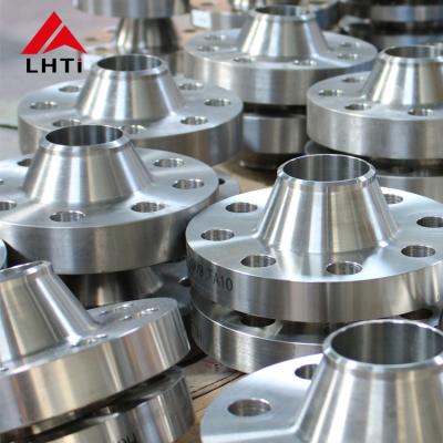 China Gr2 Gr7 Gr12 WN Titanium Reducing Weld Neck Flanges Pipe Fitting 2