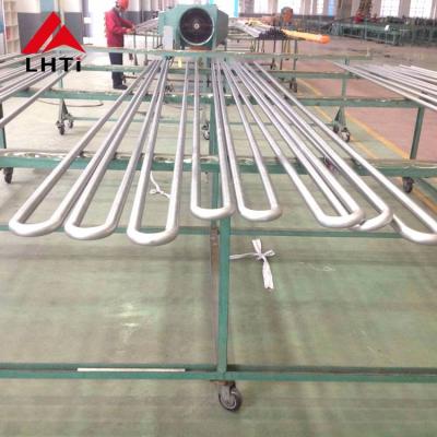 China Pickling Titanium Gr2 Seamless U Tube ASME SB338 For Heat Exchanger for sale