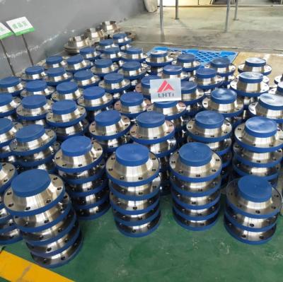 China ASTM B381 Titanium Gr F2 Welding Neck Flange Titanium Gr2 Raised Face Flange BLRF for sale