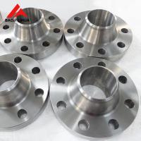 China EN1092-1 Type 11 Weld Neck Flange F2 Gr2 Titanium Flange DN 100 PN16 for sale