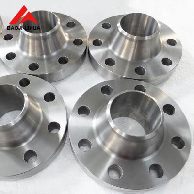 China EN1092-1 Type 11 Weld Neck Flange F2 Gr2 Titanium Flange DN 100 PN16 for sale