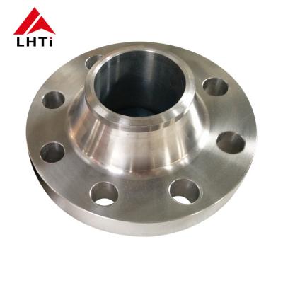 China Threaded Weld Neck Titanium Flange ASME ANSI B16.5 Standard GR2 GR5 for sale