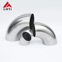 China Short Radius Seamless Titanium Elbow 90 Degree Bends Sch40 1.5D for sale
