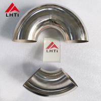 China Grade 5 Titanium Elbow 90 LR Sch 40 ASME B16.5 ASTM B363 for sale