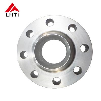 China GR1 GR5 GR7 Polished Titanium Welding Neck Flange ANSI ASTM B16.5 for sale