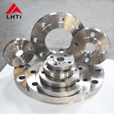 China Gr1 Gr2 Gr5 Gr7 Gr12 Titanium PL Flange For Industrial Pipe Connection for sale