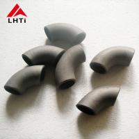 China titanium exhaust elbow 120 and 90 and 45 degree ASTM B363 pure titanium elbow use for car and motorcycle retrofit for sale
