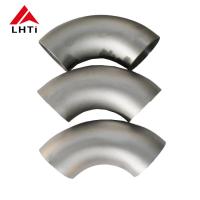 China Long Radius Titanium Pipe Bend 90 Degree Exhaust Tube Elbow for sale