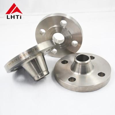 China Forged and CNC Machined Titanium Welding Neck Flange with Gr1-Gr9 Material Options for sale