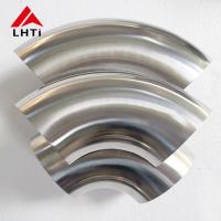 China Gr2 titanium mandrel bends 90 degree elbow for exhaust pipe fittings for sale