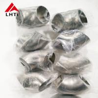 China Gr2 Gr7 Gr9 Short Radius And Long Radius Titanium Elbow 45 90 Degree ASME B16.9 for sale