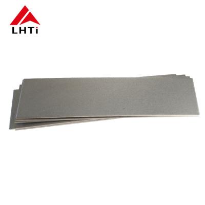 China 0.8mm Thickness Gr4 Titanium Sheet Sandblasting Straight Shape Cold Rolled for sale