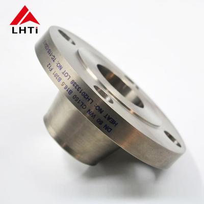 China WNRF Flange Gr2 Titanium Weld Neck Flange ASME B16.5 Weld Neck Raised Face Class 150 for Chemical Industry for sale