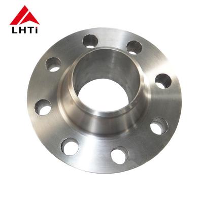 China DIN 2633 WNRF Titanium Weld Neck Flange Grade 2 Flange WN Raised Face PN16 In Piping Systems for sale