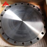 China ASME B16.5 Class 150 Titanium Blind Flange Ti Gr2 Gr5 Gr7 Pipe Flange Blind Raised Face For Pipeline Services for sale