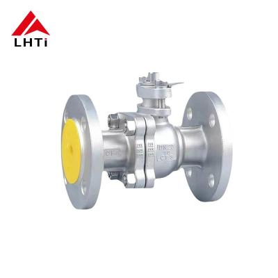 China 6 Inch Ball Valve ASME Standard Flanged Ball Valves Titanium Ball Valves Ti TA2 DN 15-DN200 for sale