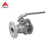 China 2 Piece Titanium Floating Ball Valve Ti Gr1 Gr2 Gr3 ANSI Class 150 Class 300 Flanged End Connection For Acetic Acid Flow for sale