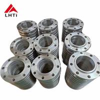 China EN1092-01 Titanium Plate Slip On Flange Gr1 Gr2 Gr5 Gr7 PN 16 for Oil and Gas Industry for sale