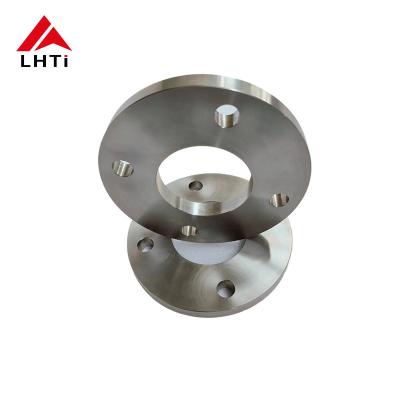 China EN1092-01 Titanium Slip On Flange Gr5 Gr7 PN25 SORF Raised Face Flange Pipe Plate for Pipeline Systems for sale