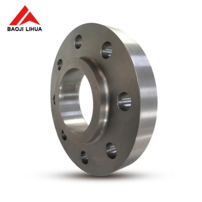 China Ti Gr5 Gr7 ASME B16.5 Class 150 Titanium Slip On Flange Raised Face SORF For Pipeline Applications for sale