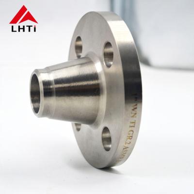 China Titanium Weld Neck Flange ASME B16.5 Class 150 Ti Gr2 Gr5 Gr7 Raised Face WNRF for Pipeline Applications for sale