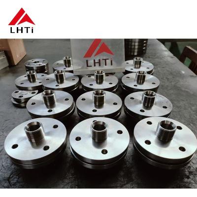 China EN1092-01 Gr2 Gr5 Gr7 Titanium Plate Flange Flat Flange PN 5-PN 25 For Industrial Piping in Corrosive Environments for sale