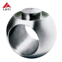 China Gear Operated 2 Inch ASME B16.34 Design Standard Titanium Ball Valve for sale