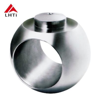 China Gear Operated 2 Inch ASME B16.34 Design Standard Titanium Ball Valve for sale