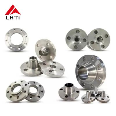 China ASME B16.5 Gr1 Gr2 Ti Weld Neck Flanges Class 150 RF for Pipelines for sale
