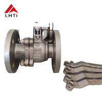 China ASME Gr5 Gr7 Two Way Ball Valve Titanium Industrial Ball Valve for sale