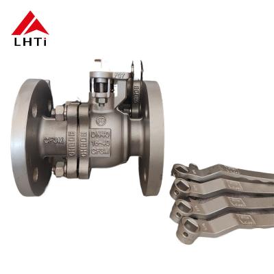 China ASME Gr5 Gr7 Two Way Ball Valve Titanium Industrial Ball Valve for sale