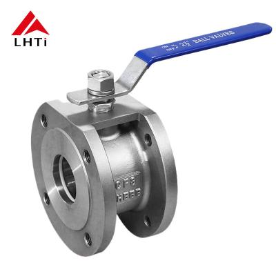 China ANSI Titanium Two Piece Ball Valve Gr1 Gr2 Gr5 Ball Valve for Oil and Gas Industry for sale
