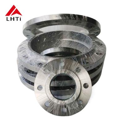 China ASME B16.5 Titanium Gr1 Gr2 Plate Flange for Chemical Applications for sale