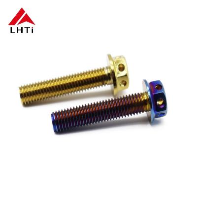 China Custom Titanium Hex Bolts Nuts 1.0mm Pitch 5mm-500mm Length for sale