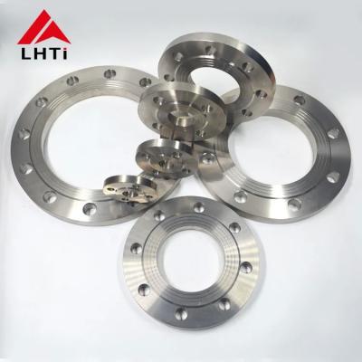 China MOQ 1pc Titanium Threaded Flanges | Custom Size & Wooden Box Packing for sale
