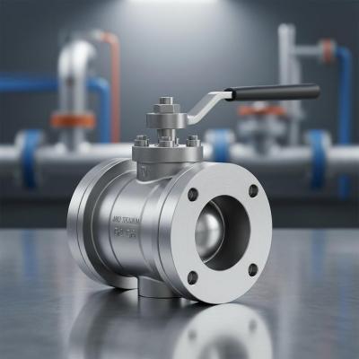 China ANSI Titanium Two-Piece Ball Valve - Corrosion Resistant, High Temperature Tolerance, Lightweight for Oil and Gas Industry for sale