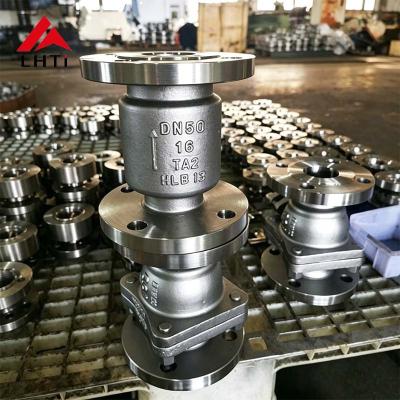 China Titanium Alloy Check Valve DN50 PN16 Corrosion Resistant for Industrial Pipelines for sale