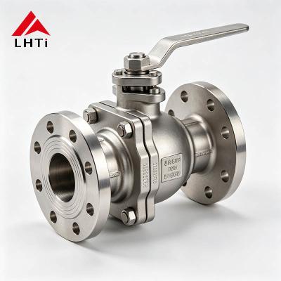 China Floating Titanium Ball Valve Corrosion Resistant Industrial Pipeline Ball Valve for sale