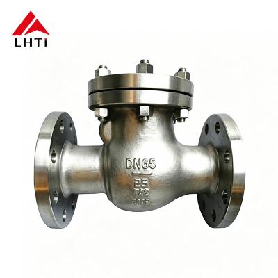 China TA2 Titanium Swing Check Valve DN65 PN25 Corrosion Resistant for sale