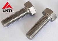China Titanium Alloy Hex Head Bolts Screw Gr5 M5 M6 M8 Low Magnetic Permeability for sale