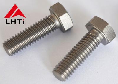 China Titanium Alloy Hex Head Bolts Screw Gr5 M5 M6 M8 Low Magnetic Permeability for sale