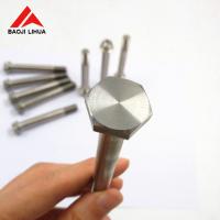 China Hot Titanium Hex Bolts Nuts Gr2 M8 M10 M12 DIN933 Forged Surface for sale