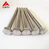China Polished Titanium Hex Head Bolts And Nuts Gr2 Gr5 Nature Color High Strength for sale