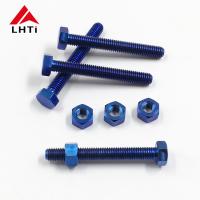 China DIN933 Gr2 Gr5 Titanium Hex Head Bolts Nuts M3-M48 for sale