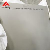 China Ti Gr2 Gr12 Titanium Metal Plate 10mm 12mm 14mm Thickness For Surgical Plant for sale