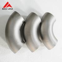 China Gr2 Titanium Pipe Fitting , ASME B16.9 90 Degree Long Radius Elbow for sale