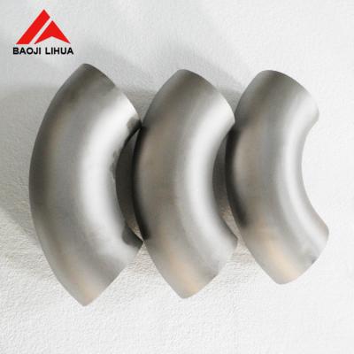 China Gr2 Titanium Pipe Fitting , ASME B16.9 90 Degree Long Radius Elbow for sale