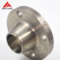China DN 50 WNRF Titanium Flange Weld Neck Flange for Chemical Industry with -60℃~250℃ Temperature Range and Forged Construction for sale
